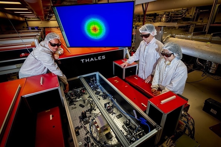 High-Power Laser Stabilization Using Machine Learning